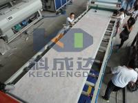 China High Output Pvc Fascia Board Machine PVC Imitation Marble Slab Production Line for sale