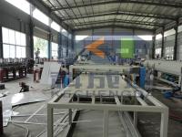 China PVC Marble Board Extrusion Machine / PVC Plastic Artificial Stone Profile Production for sale