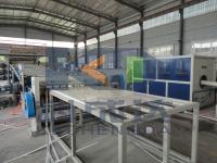China PVC Marble Board Extrusion Machine / PVC Plastic Artificial Stone Profile Production for sale