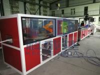 China Plastic PVC Skirting Boards Covers Making Machine / PVC Skirting Boards Extrusion Production Line for sale