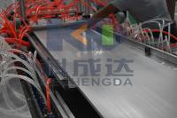 China PVC WPC Solid door panel extruder / Furniture board machine / partition decoration solid panel production line for sale