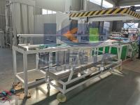 China Window Door Frame Furniture Wood Plastic Lumber Composite WPC PVC Door Sheet Board Profile Extrusion Production Line for sale
