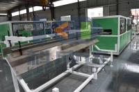 China UPVC PVC WPC Wood Plastic Door Frame Profile Making Machine / Extrusion Production Line / profile Extruder for sale