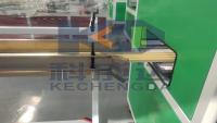 China WPC Advertising Sign Design Background Wall 160 Hollow Grille Great Wall Board Production Line for sale