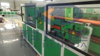 China WPC Advertising Sign Design Background Wall 160 Hollow Grille Great Wall Board Production Line for sale