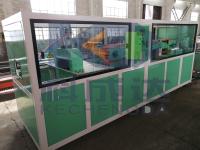 China PVC door and window profile traction cutting integrated machine for sale