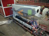 China PE plum blossom threading plastic pipe production line for sale