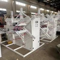 China Double Station Plastic HDPE Pipe Coiling Winder Coiler Winding Machine With Automatic Strapping For PE Pipes for sale