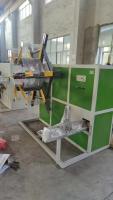 China Double Station Plastic HDPE Pipe Coiling Winder Coiler Winding Machine With Automatic Strapping For PE Pipes for sale
