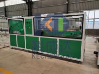 China PE PVC WPC wood plastic composite machine/Door panel profile extruder/Outdoor decking wall panel board production line for sale