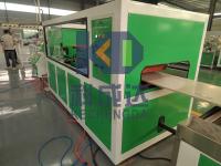 China PP PE PVC WPC wood plastic composite machine/Door panel profile extruder/Outdoor decking wall panel board production lin for sale
