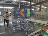 China PP PE PVC WPC wood plastic composite machine/Door panel profile extruder/Outdoor decking wall panel board production lin for sale
