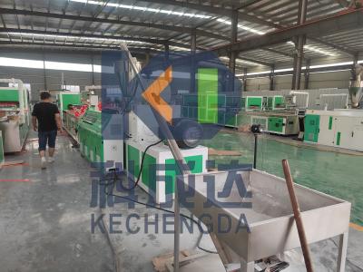 China PP PE PVC WPC wood plastic composite machine/Door panel profile extruder/Outdoor decking wall panel board production lin for sale
