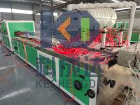 China PP PE PVC WPC wood plastic composite machine/Door panel profile extruder/Outdoor decking wall panel board production lin for sale