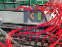 China PP PE PVC WPC wood plastic composite machine/Door panel profile extruder/Outdoor decking wall panel board production lin for sale