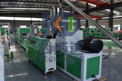 China PLC Controlled Pvc Wpc upvc Profile Extrusion Line for Plastic Wood Window Profile Extruder for sale