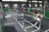 China PLC Controlled Pvc Wpc upvc Profile Extrusion Line for Plastic Wood Window Profile Extruder for sale