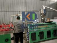 China UV PVC Wall Panel Sheet Extruder Machine For Indoor Artificial Marble Stone Board Profile for sale