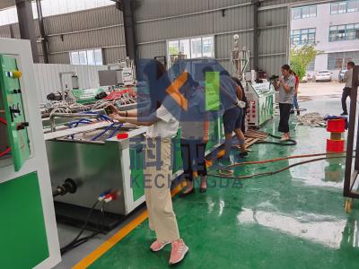China Double-screw PVC WPC Wall Panel Extruder for Multifunctional Ceiling and Roof Panel for sale
