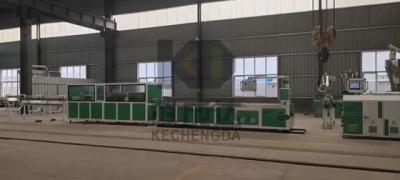 China 250kg/h Pvc Ceiling Plastic Extruder PE Wood Plastic Profile Extrusion Line for sale