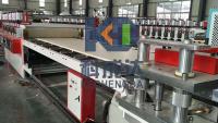 China Wood WPC Plastic Composite Board Extrusion Machine for Solid Kitchen Cabinet Door Panel Sheet for sale