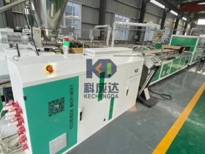 China Automatic Buckle Plate Plastic Profile Extruder Machine PVC Profile Extruder for sale