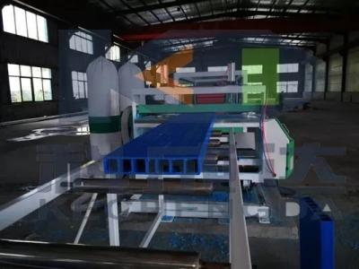 China Customized PE Ecological Farming Marine Anti Slip Pedal Production Line PE Air Defense Skateboard Equipment for sale