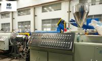 China Single Screw Plastic Pipe Production Line HDPE Gas And Water Supply Pipe Line for sale