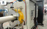 China Single Screw Plastic Pipe Production Line HDPE Gas And Water Supply Pipe Line for sale