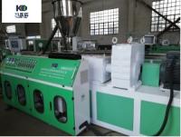 China PVC single screw + Paralel twin screw air feed granulator Conical twin screw hot air feed granulator for sale