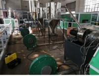 China PVC single screw + Paralel twin screw air feed granulator Conical twin screw hot air feed granulator for sale