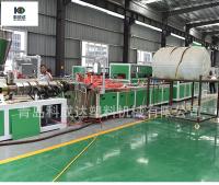 China SJSZ120/28 Bamboo Fiber Wall Board Stone Plastic Wall Board Conical Twin Screw Extruder Production Line Machie for sale