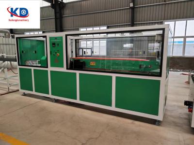 China PP PE 10m Plastic Profile Extruder Machine PVC WPC Plastic Profile Production Line for sale