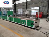 China PP PE 10m Plastic Profile Extruder Machine PVC WPC Plastic Profile Production Line for sale