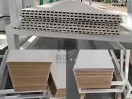 China PVC Wall Panel Extrusion Line Plastic Wood PE Extruder Machine for sale