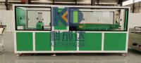 China wpc composite decking Pe PVC WPC Panel Production wood floor deck making machine WPC PVC dooor cover production line for sale