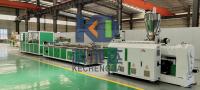 China wpc composite decking Pe PVC WPC Panel Production wood floor deck making machine WPC PVC dooor cover production line for sale