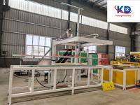 China PVC wood plastic plate automatic suction plate stacking machine for sale