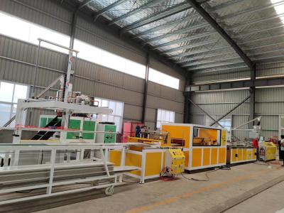 China PVC Plastic Mechanical Extrusion Equipment Setting Table Traction Machine Cutting Machine for sale