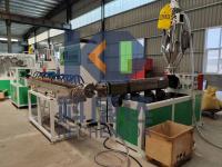 China High speed PVC Braided Fiber Reinforced Garden Hose extrusion line Soft water Pipe production line for sale