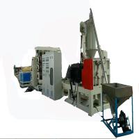 China Automation WPC Board Making Machine With 90mm Screw Diameter And Siemens Motor for sale
