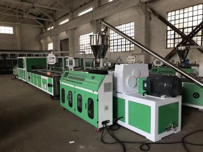 China 22kw 56kw Motors Hollow Profile Board Extrusion Line for sale