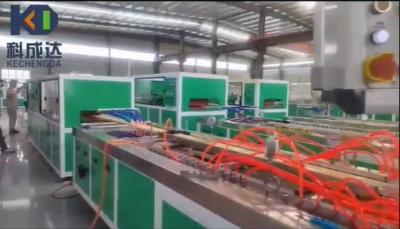 China 90mm Diameter Fully Automatic Hollow Profile Sheet Extrusion Line for sale