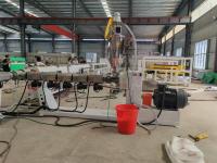 China 10000 KG Capacity Double Plastic Pipe Production Line With Omron Temperature Control for sale