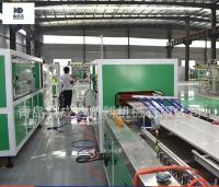 China Output PVC Profile Extruder SJSZ-50/132 With PLC Control System Customized Screw Heating Zone for sale