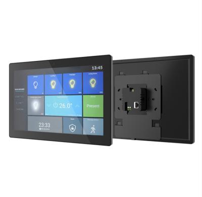 China Touch Panel Glass Glass Smart Home Control Panel Featuring Allwinner A83T Processor Octa Core CPU Ideal for Home Automation Systems for sale