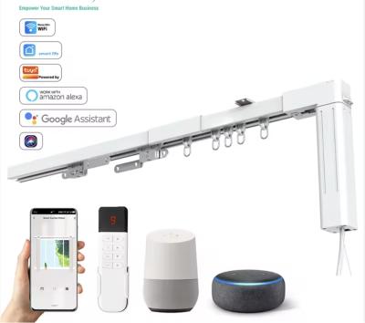 China Operatingtemperature Minus 10 Celsius To 50 Celsius Smart Curtain Tracks Equipped With Silent DC Motor Ideal For Office And Hotel for sale