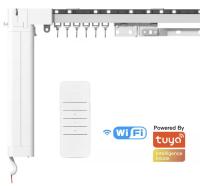 China Maximumload 15 Kg Smart Curtain Tracks Motorized Curtain Rail System Powered by AC 100 240V Suitable for Home Office and Commercial for sale