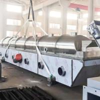 China 7.5×0.75 PLC Control Vibration Fluid Bed Dryer Machine For Sea Salt for sale