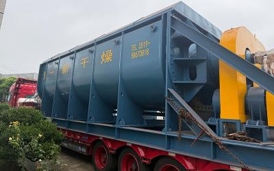 China PLC control Hollow Paddle Dryer Industrial For Sludge for sale